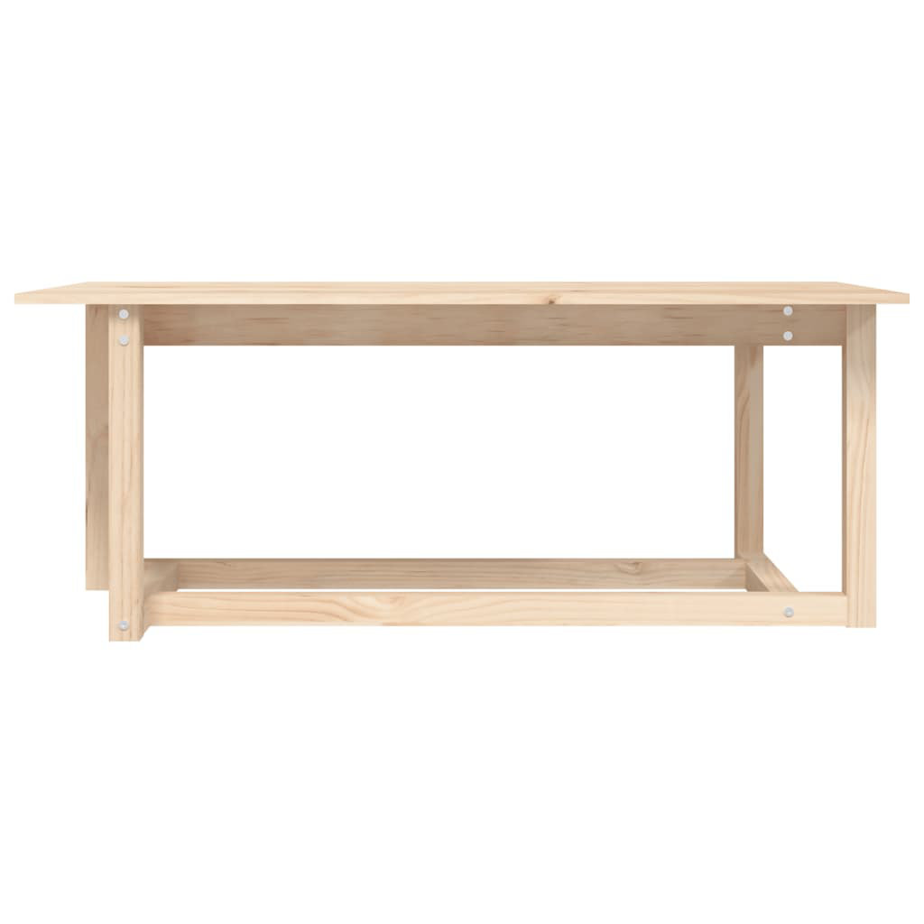 Latitude Run® Coffee Table Solid Pine Wood Medium Durable Coffee Table ...