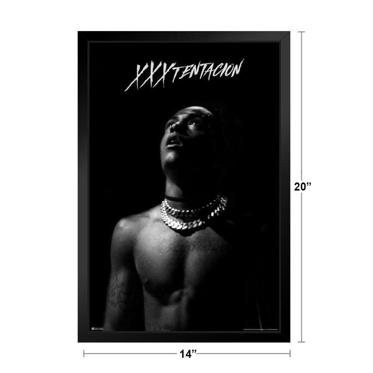 Hokku Designs XXXtentacion Looking Up Merch Bad Vibes Forever Framed On ...