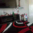 Ebern Designs Fordbridge Abstract Red/Black Area Rug & Reviews | Wayfair