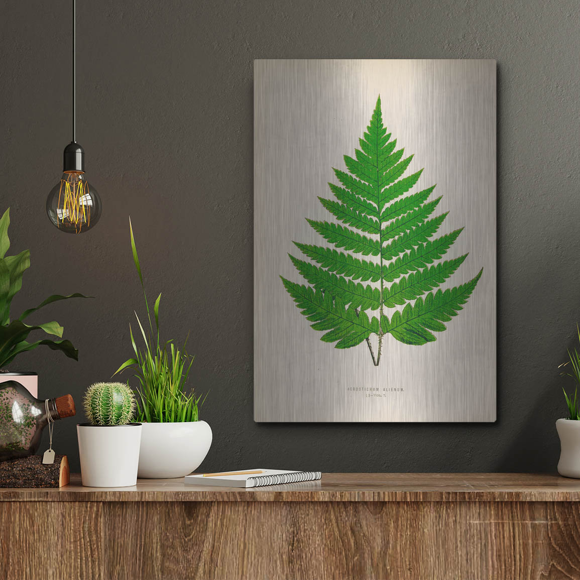 Winston Porter 'Botanical Fern' by Art Licensing Studio Metal Wall Art ...