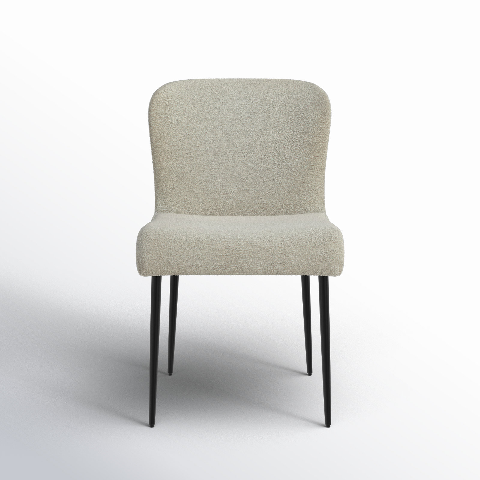 Joss & Main Estrella Boucle And Metal Legs Dining Chair & Reviews | Wayfair