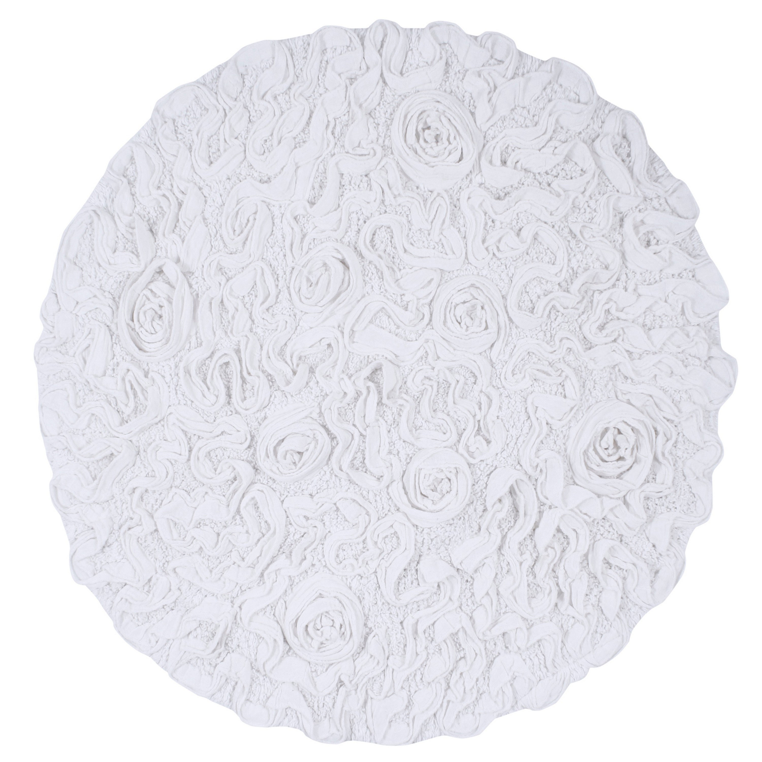 Winston Porter Franciska 100% Cotton Machine Washable Round Bath Rugs ...