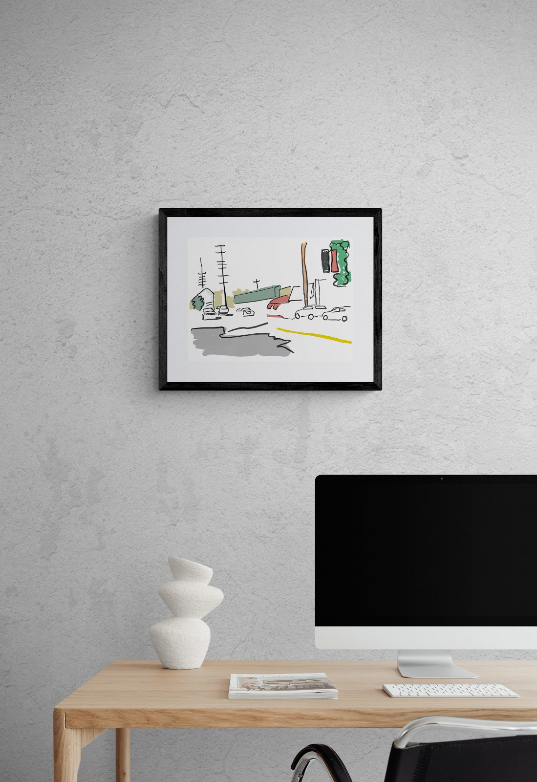 Made & Curated After Dufy by Deborah Blum - Picture Frame Painting ...