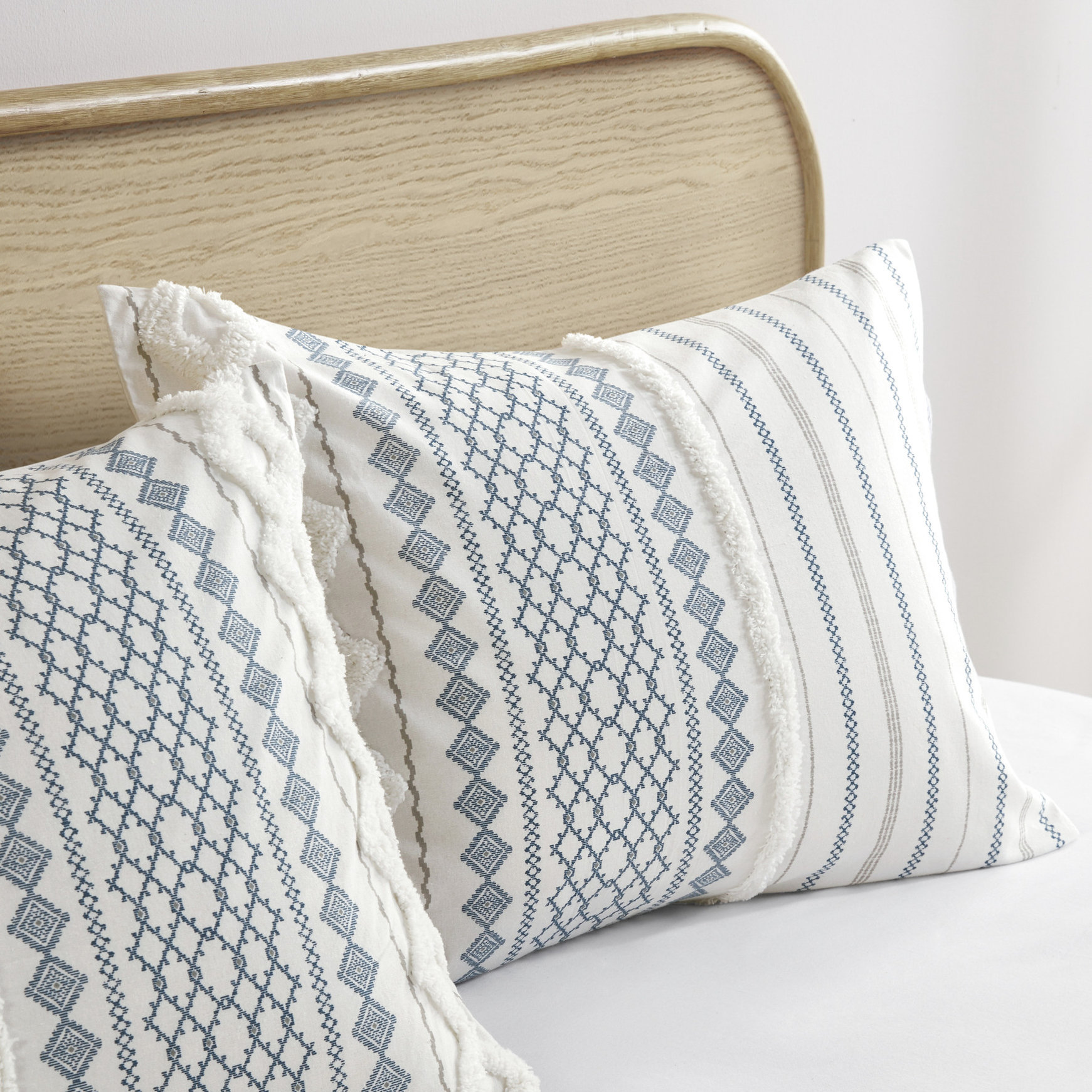 fengshu Bedding - Cotton Chenille Print Comforter With | Wayfair