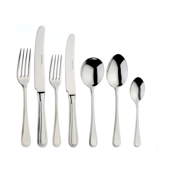 Arthur Price, Bead - 44 Piece Cutlery Set, Service for 6 & Reviews ...