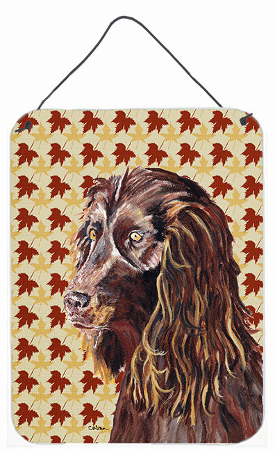 Caroline's Treasures Boykin Spaniel Fall Leaves by Sylvia Corban ...