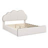 Lark Manor™ Upholstered Platform Bed With Cloud-Shaped Headboard | Wayfair