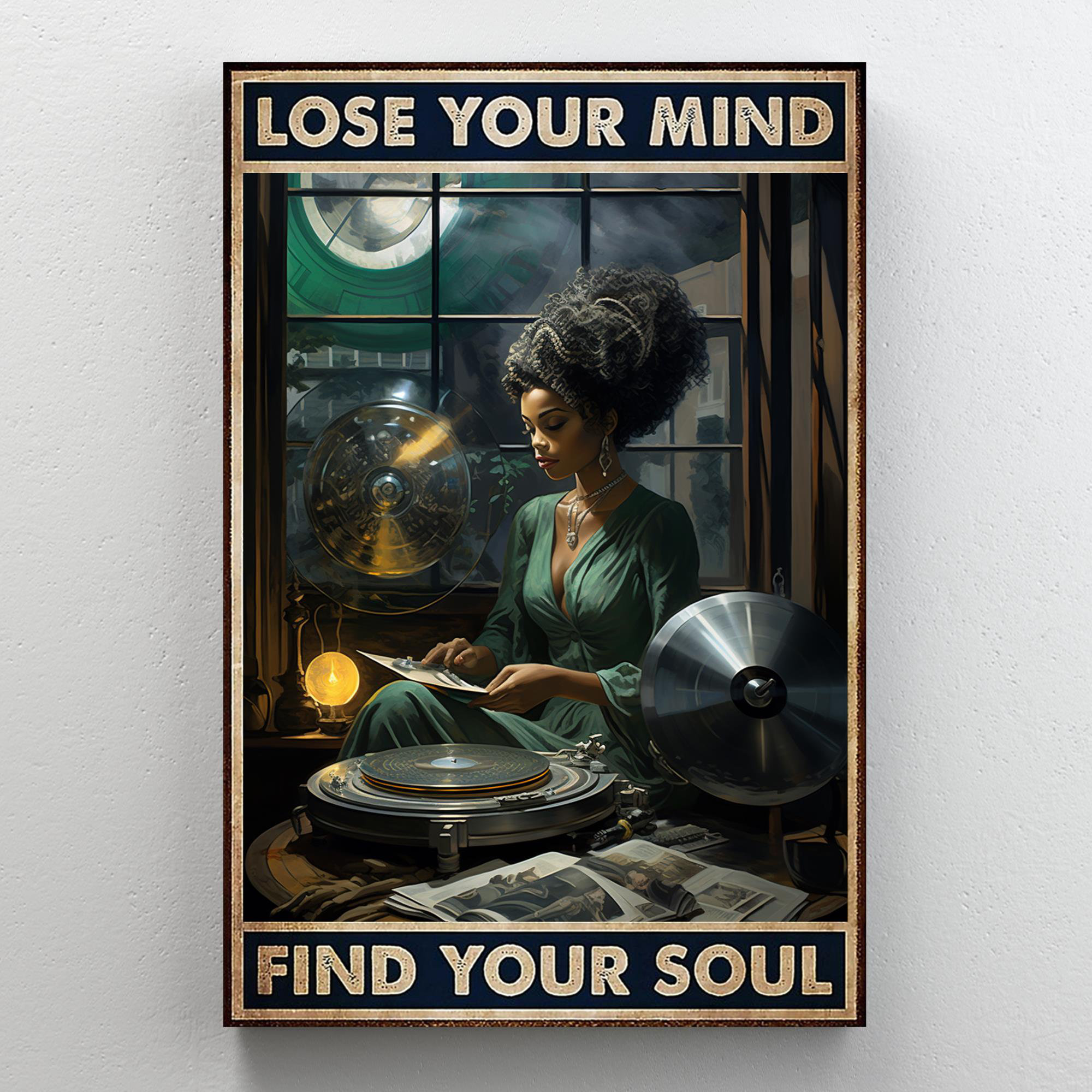 Trinx Hormuth Phonographs Lose Your Mind On Canvas Graphic Art | Wayfair