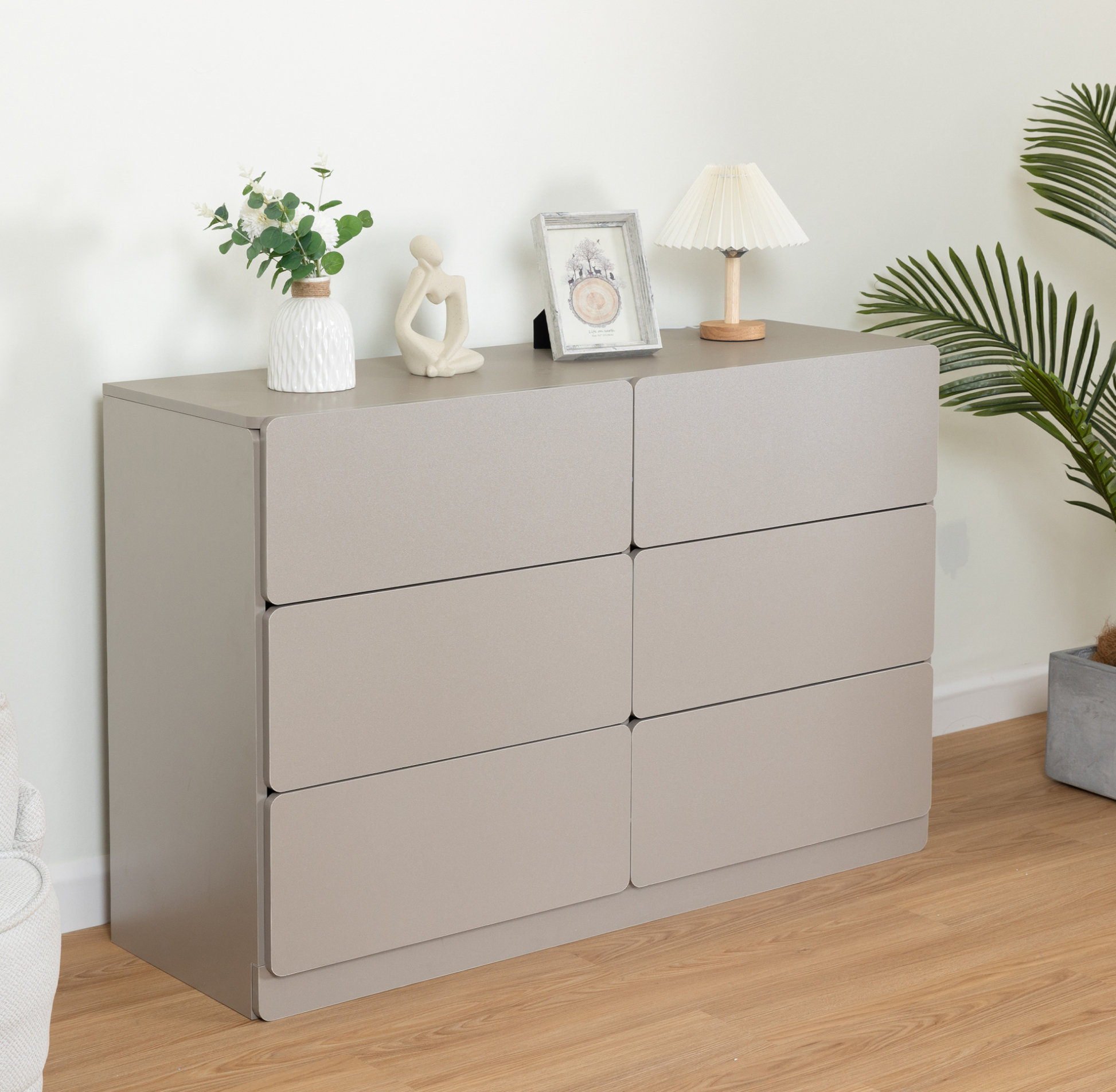 Latitude Run® Rahni Medium Density Fiberboard (MDF) 6 - Drawer Accent ...