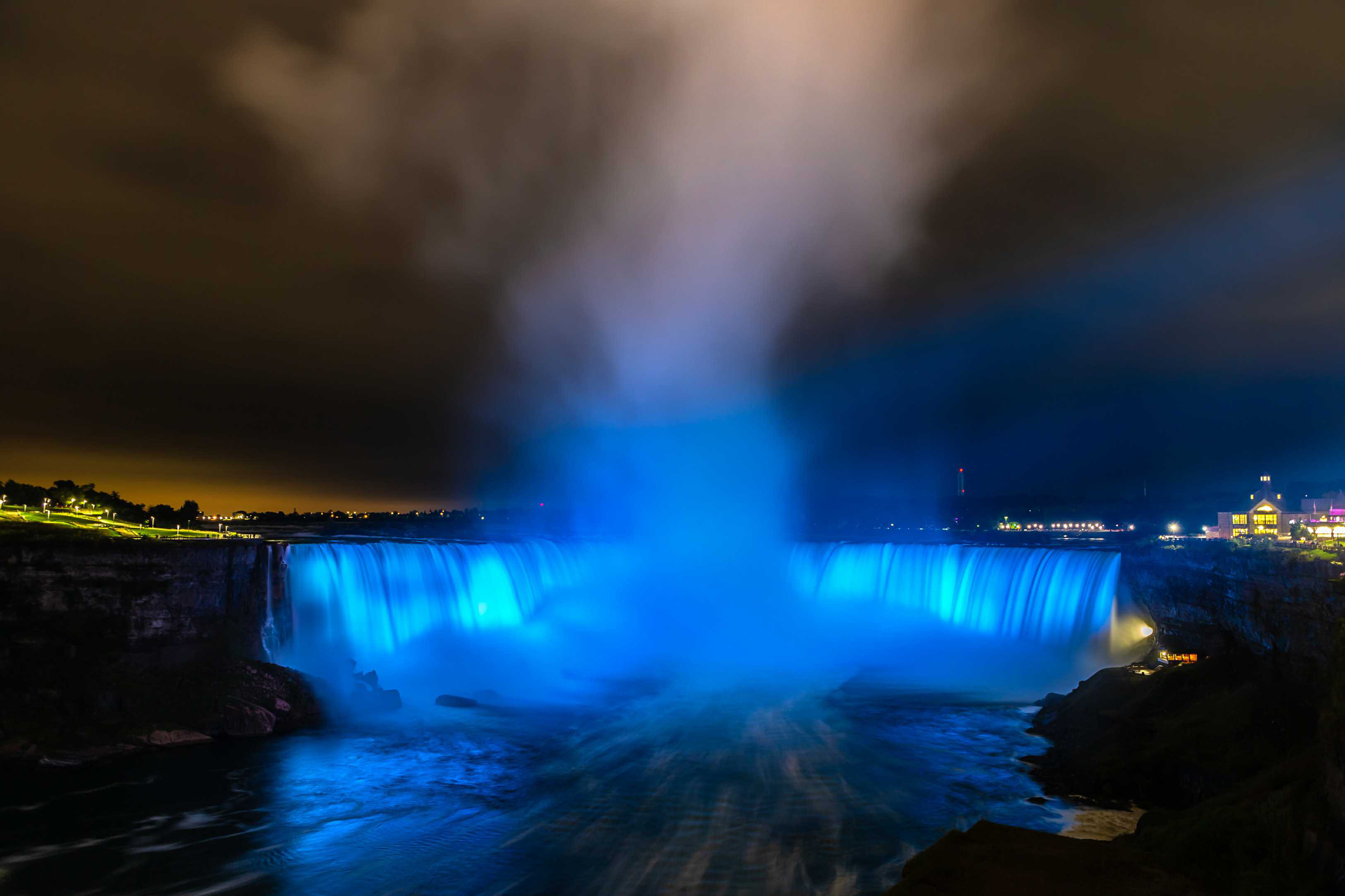 Ebern Designs View of Niagara Falls by Bloodua - Wrapped Canvas ...