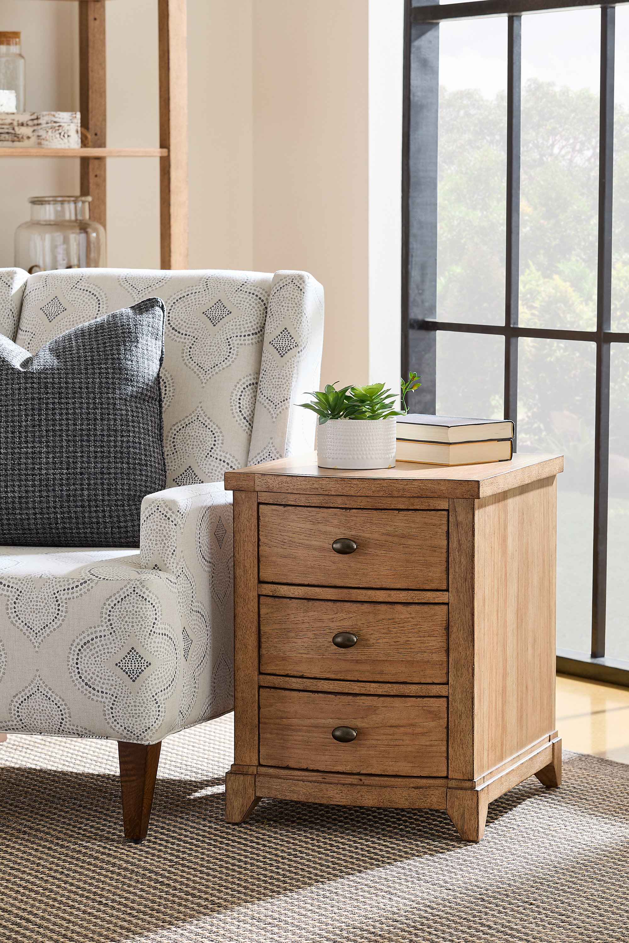 Birch Lane™ End Table with Storage - Wayfair Canada