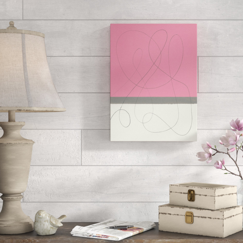 Ebern Designs 'Neapolitan II' Acrylic Painting Print on Wrapped Canvas ...