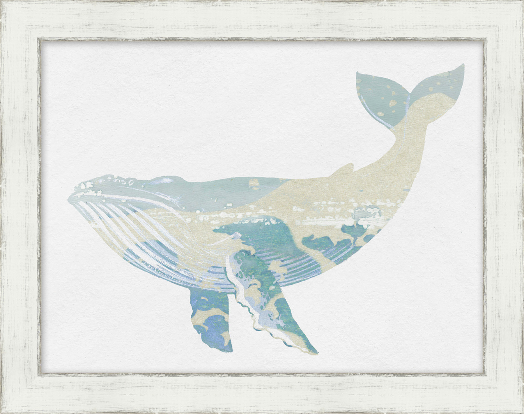 Wendover Art Group Whale Relief 1 - Picture Frame Print - Wayfair Canada