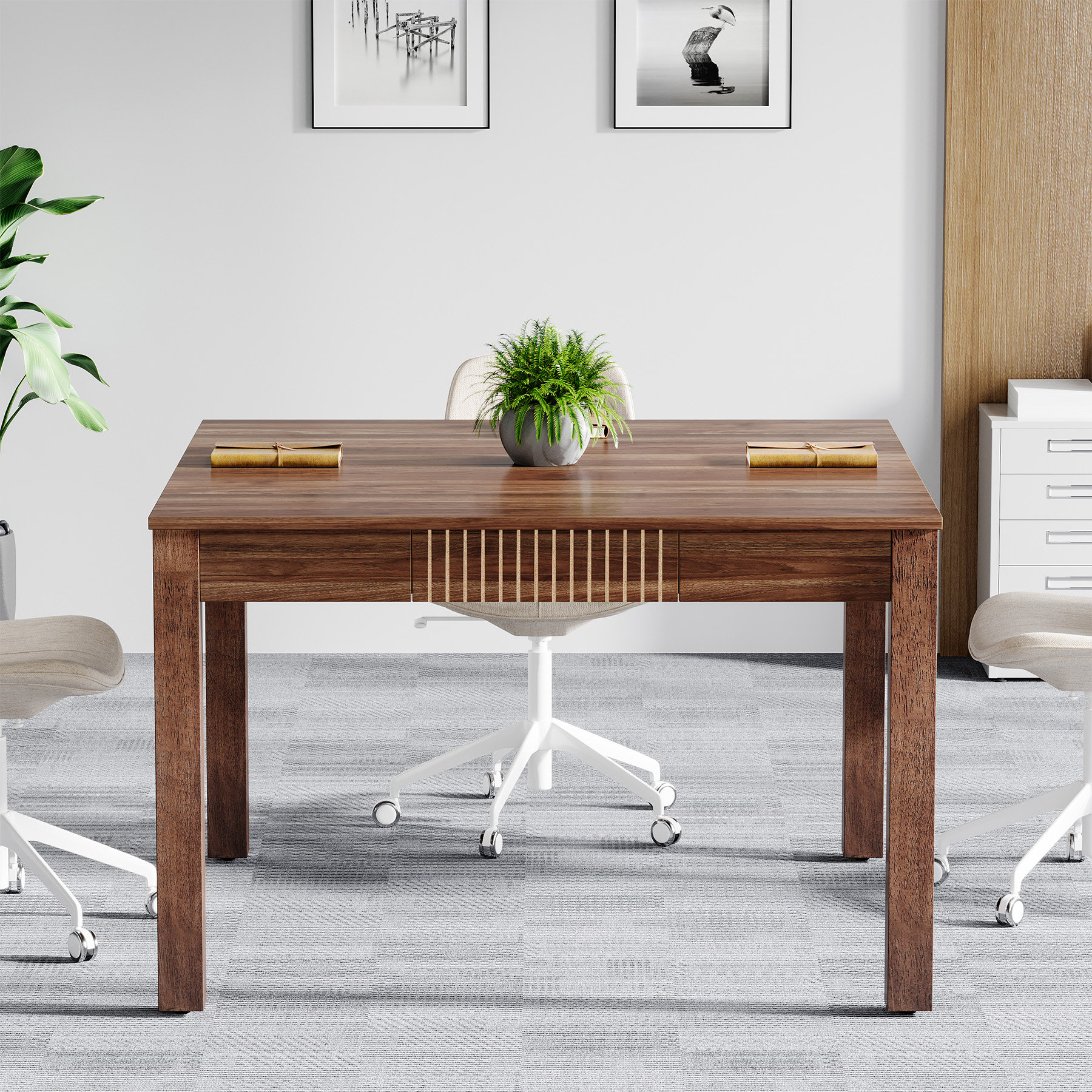 Winston Porter Square Conference Table Small Meeting Table For Home ...