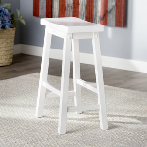 Beachcrest Home Kirkwood Solid Wood Stool & Reviews | Wayfair