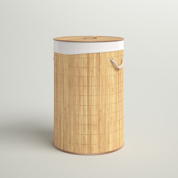Sand & Stable™ Bamboo Collapsable Hamper & Reviews | Wayfair