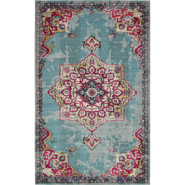 Dakota Fields Colfin Washable Oriental Indoor Rug & Reviews | Wayfair