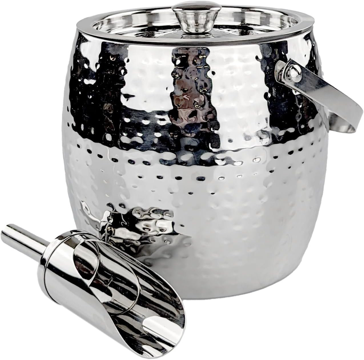 Latitude Run® 3-QT Insulated Ice Buckets for Parties with Lid and Scoop ...