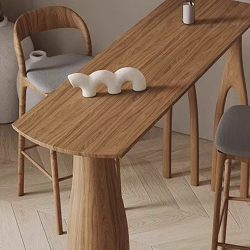 BILBRA Solid wood bar table home high table casual | Wayfair