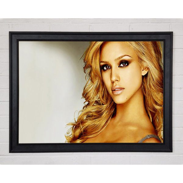 Ebern Designs Jessica Alba - Single Picture Frame Print | Wayfair.co.uk