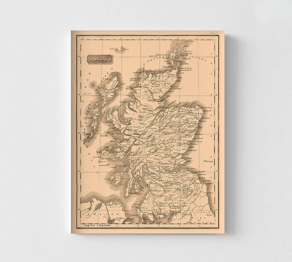 WeFrameArt Scotland - Kirkwood 1817, Rustic Cozy Hostel Decor ...