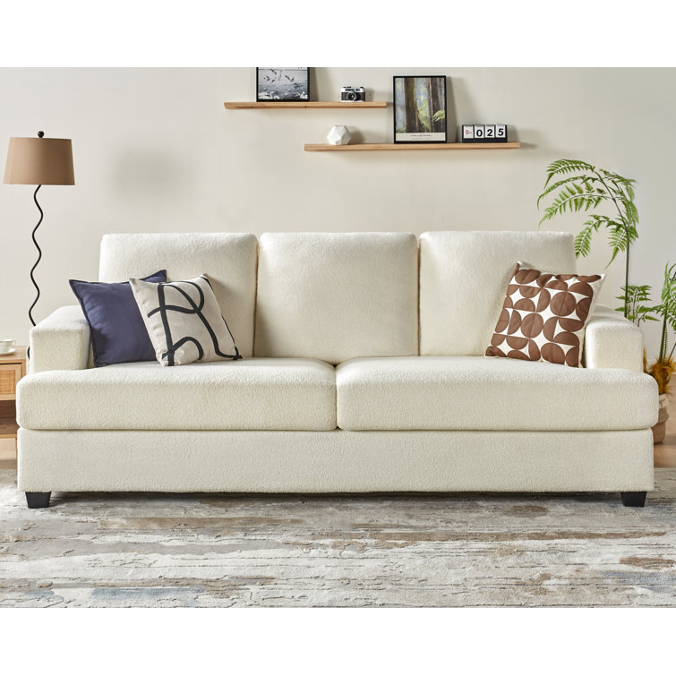 Wade Logan® Boileau 97" 3 Seat Large Sofa & Reviews | Wayfair