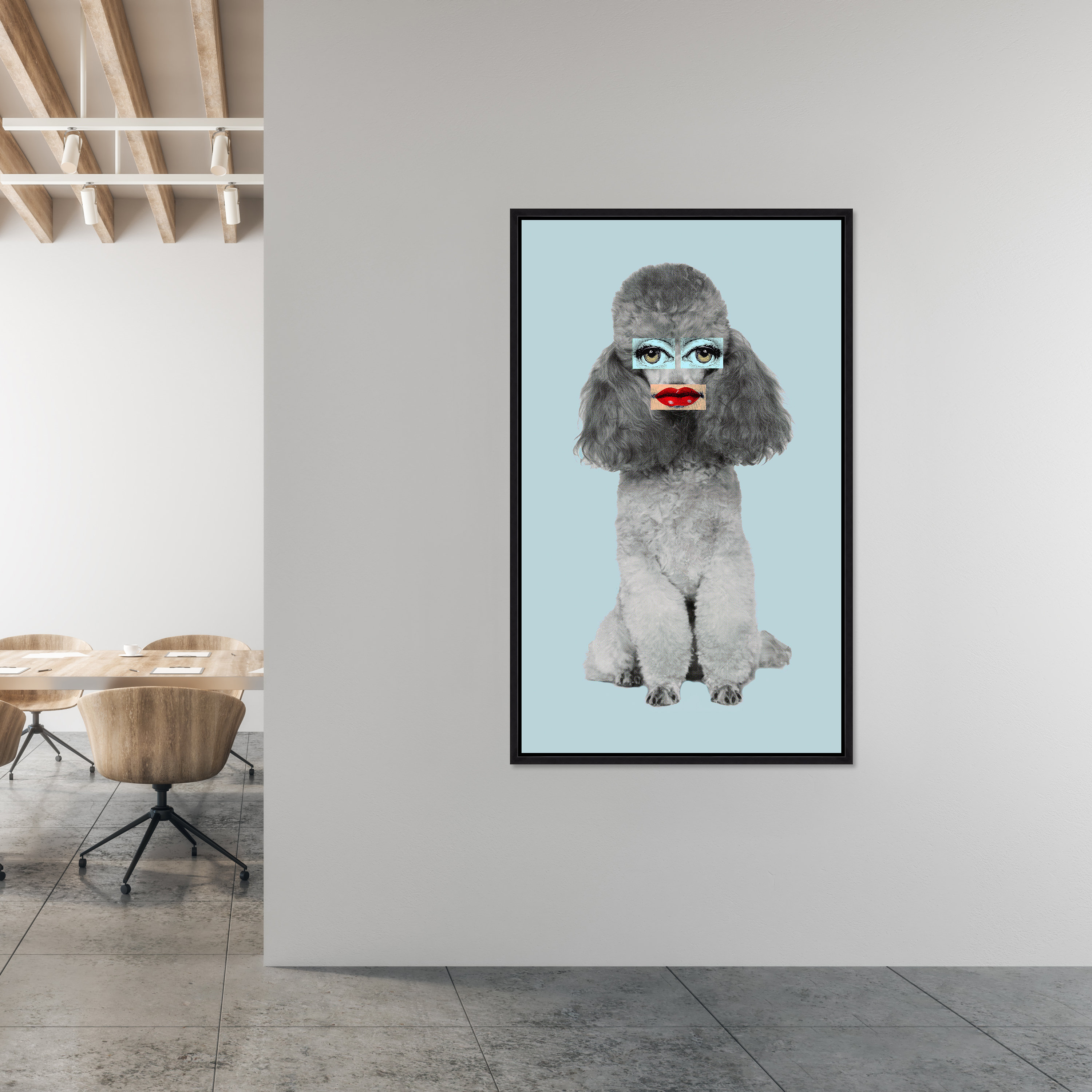 Chelsea Art Studio Poodle Lips IV by Jeffrey Goodman | Wayfair