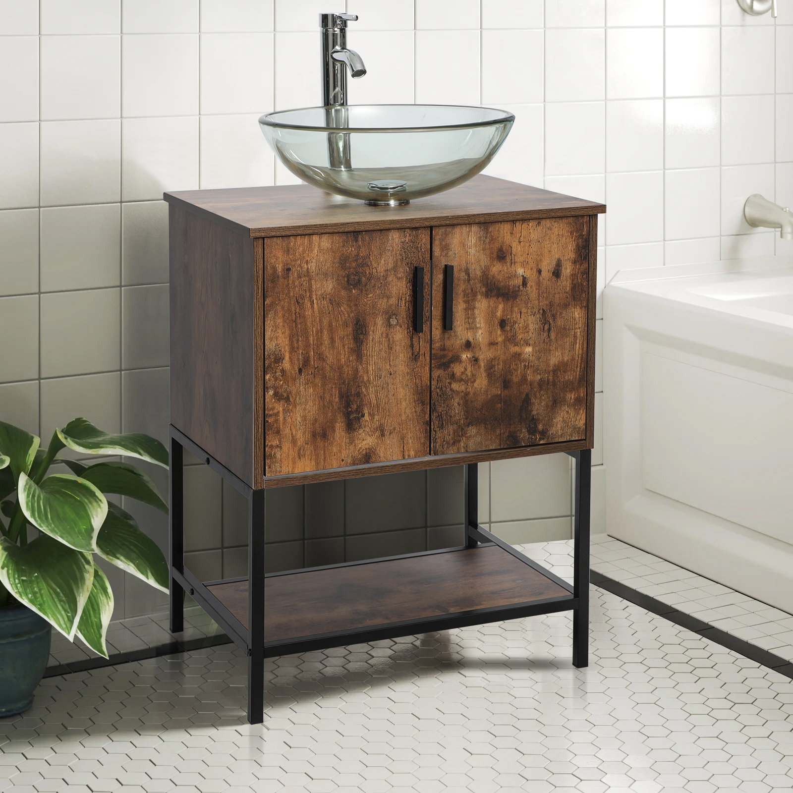 17 Stories Vondal 24" Single Bathroom Vanity Set & Reviews | Wayfair