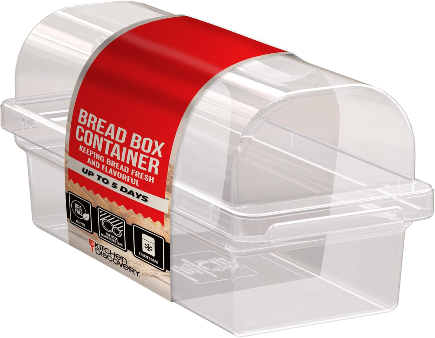 Anadea Kitchen Discovery - Bread Box Plastic Storage - Plastic Bread ...