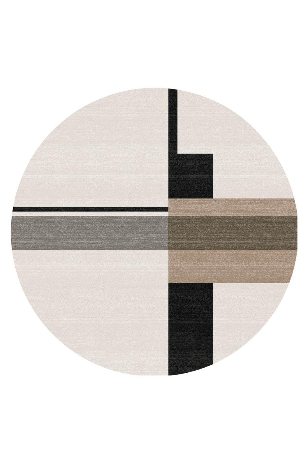 Rugpera Round Modern Area Rug with Non-Slip Backing | Wayfair