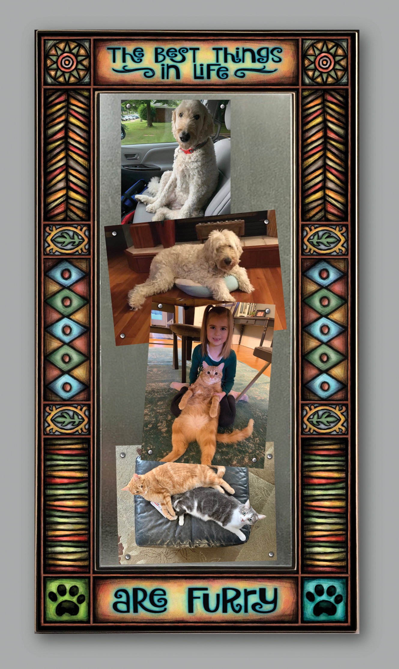 Trinx Furry Picture Frame | Wayfair