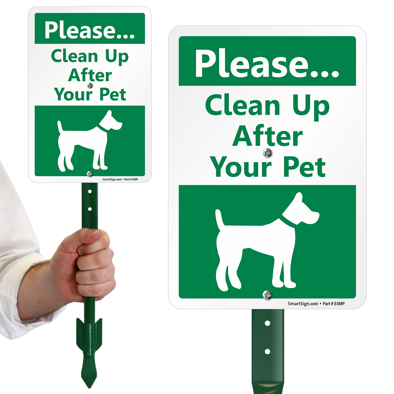 SmartSign Please Clean up After Your Pet Sign and Stake Kit - Wayfair ...