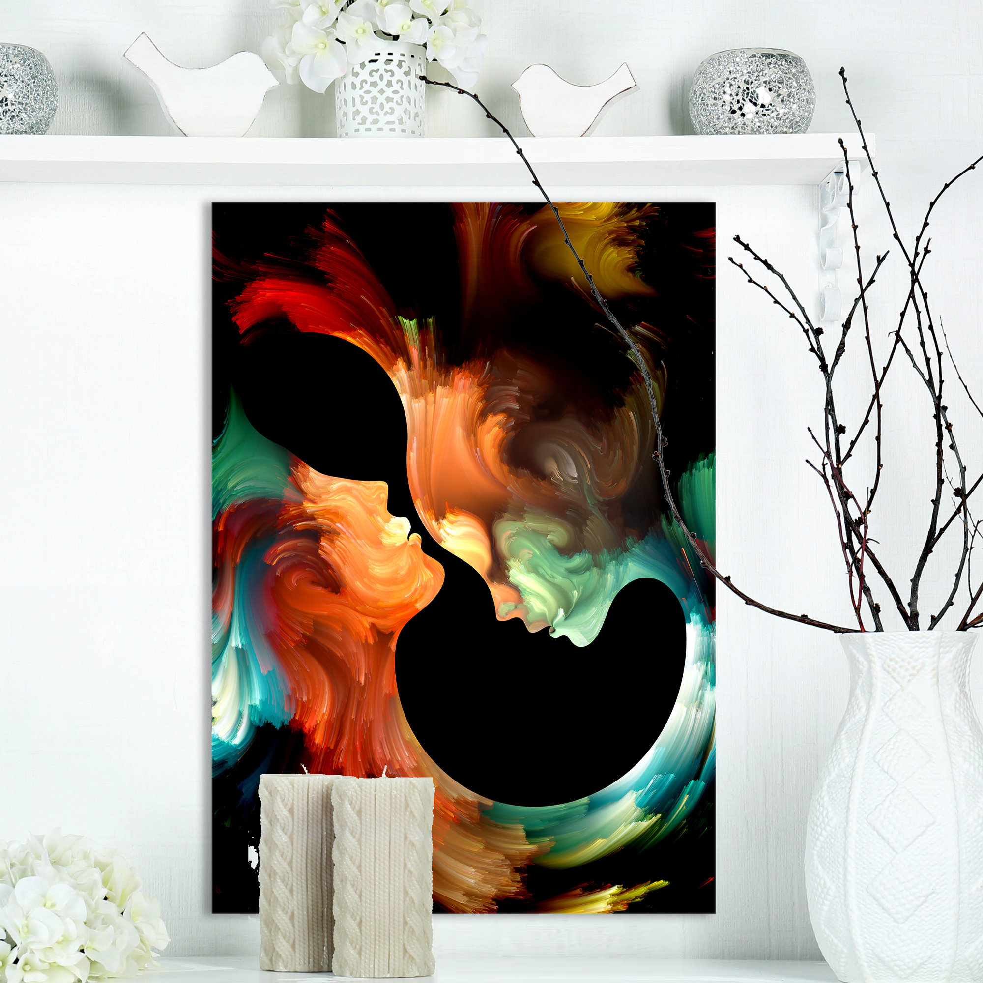 East Urban Home 'Realms of Paint' Graphic Art & Reviews | Wayfair