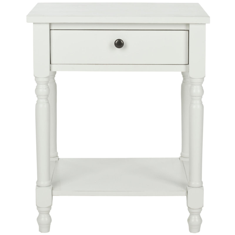 Highland Dunes Sadie Solid Wood End Table with Storage & Reviews | Wayfair