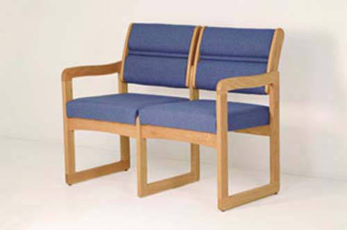 Symple Stuff Geier Polyester/Polyester Blend Seat Waiting Room Chair ...