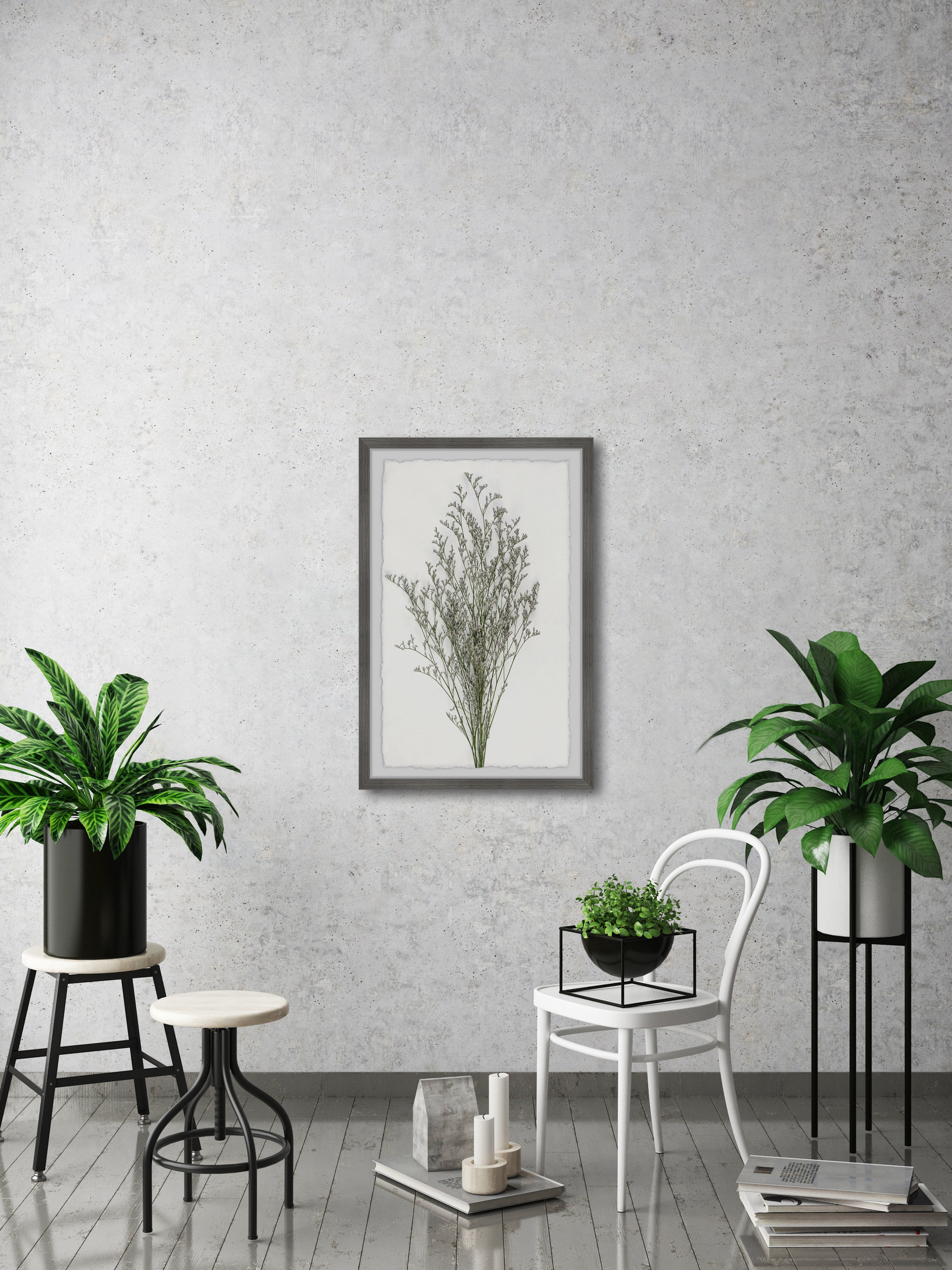 August Grove 'Wild Herbs' Framed Painting Print | Wayfair.ie