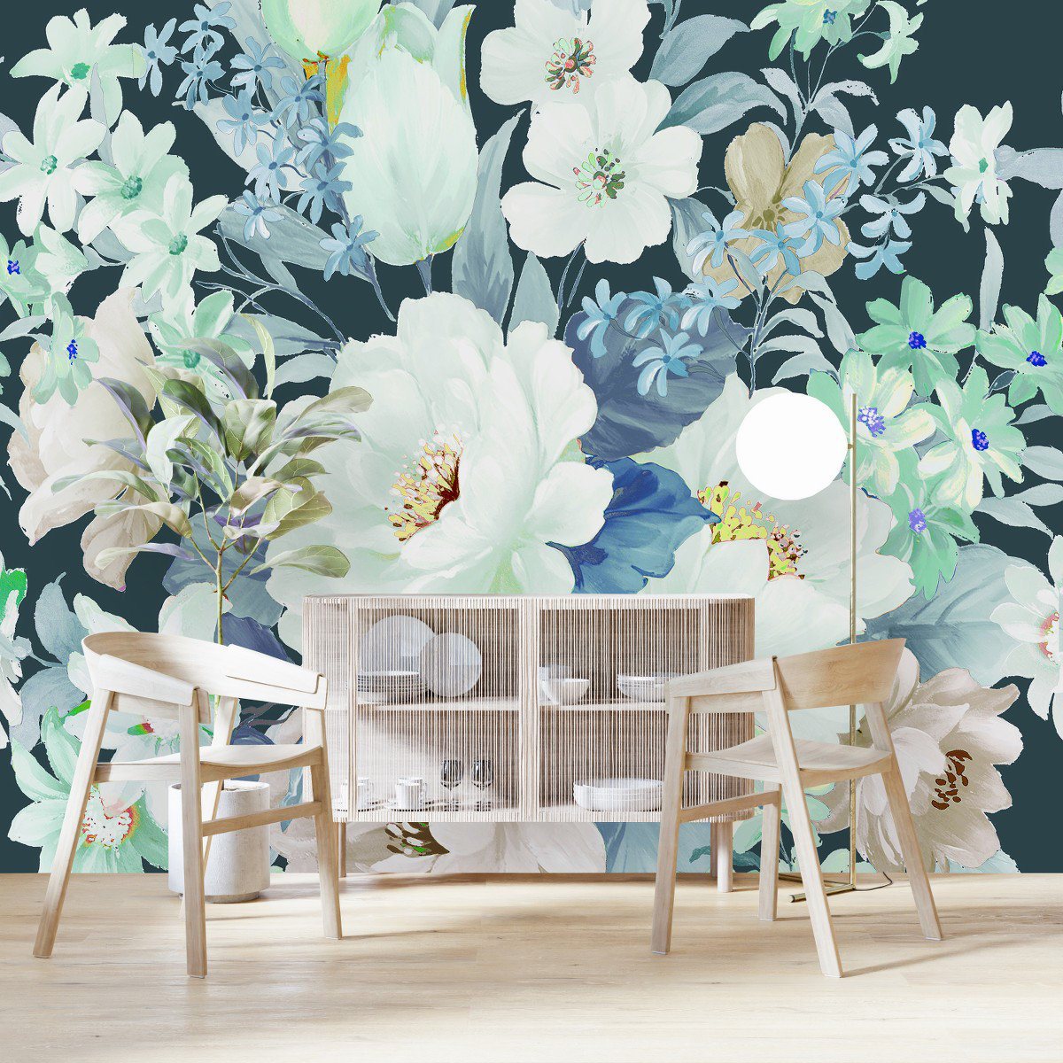 Red Barrel Studio Keidra Peel & Stick Floral Wallpaper - Wayfair Canada