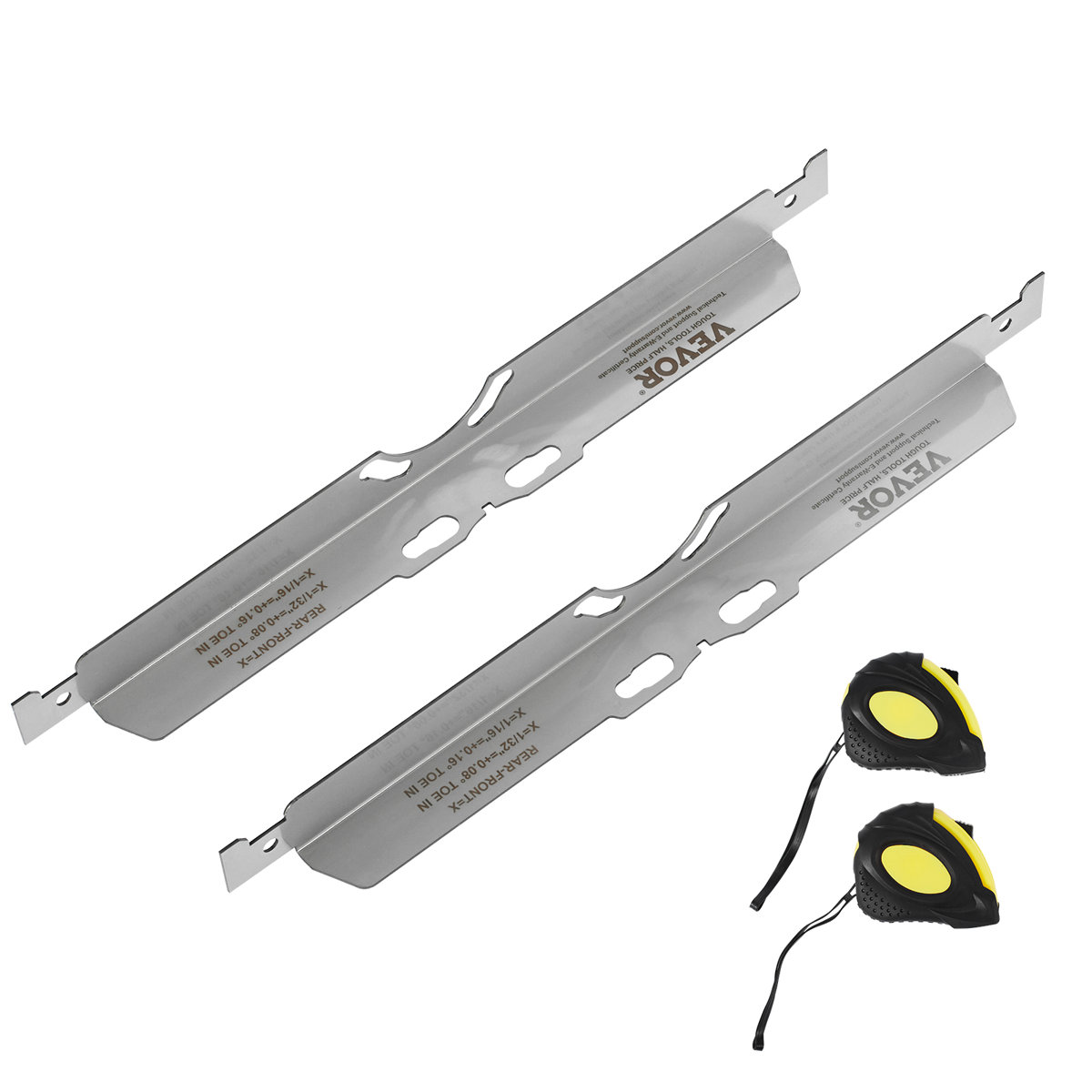 VEVOR Wheel Alignment Tool, 2-Pack Toe Alignment Toe Plates | Wayfair