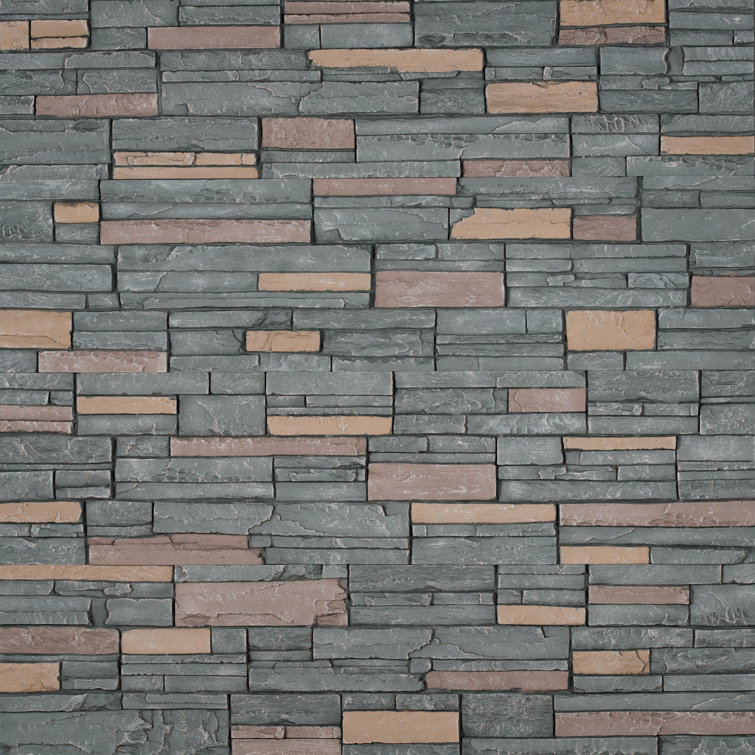DuraKwik Stone 13" x 48.43" Stacked Stone Wall Paneling& Reviews | Wayfair