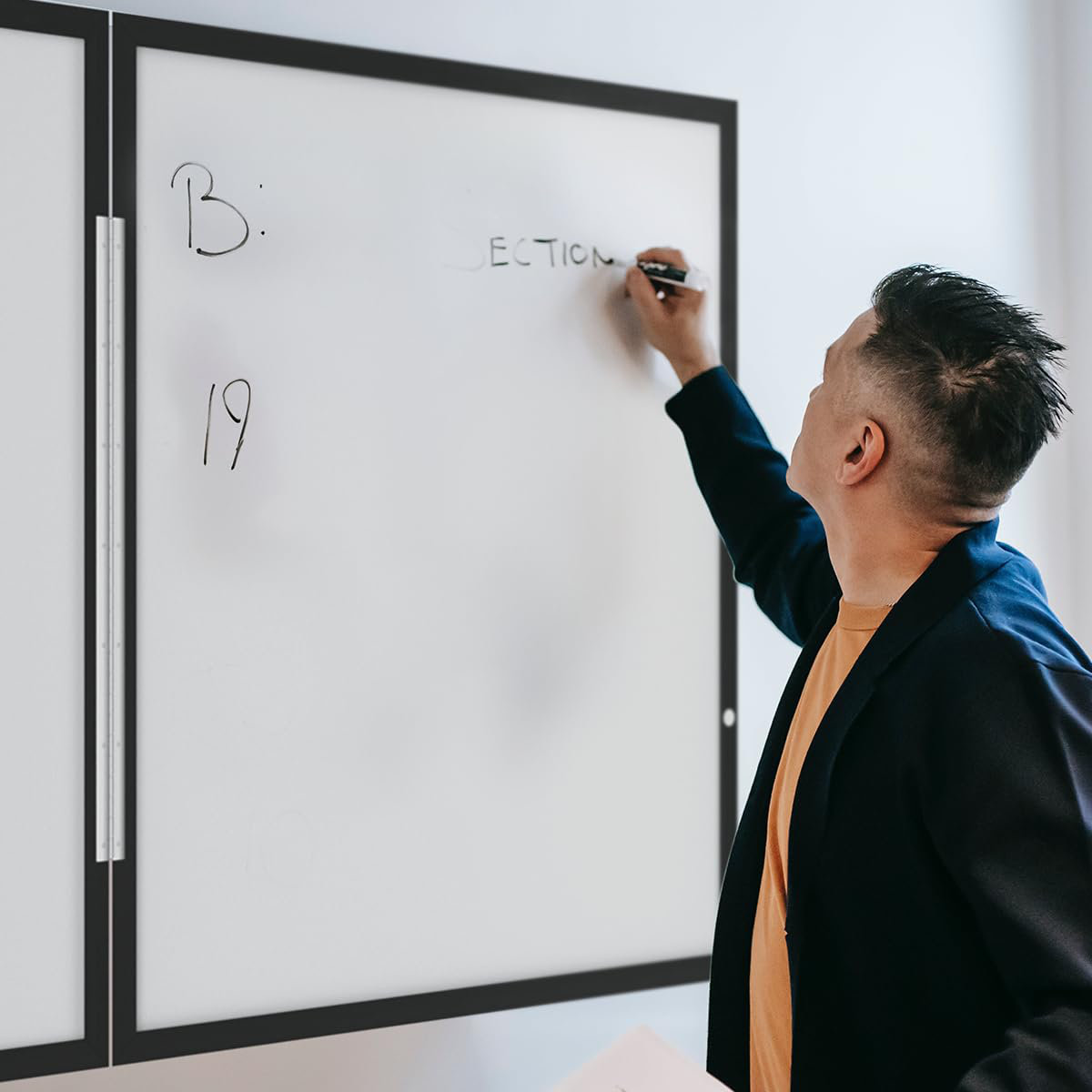 NINGBOJUSEN Hidden Magnetic Dry Erase Whiteboard 24”X18” | Wayfair