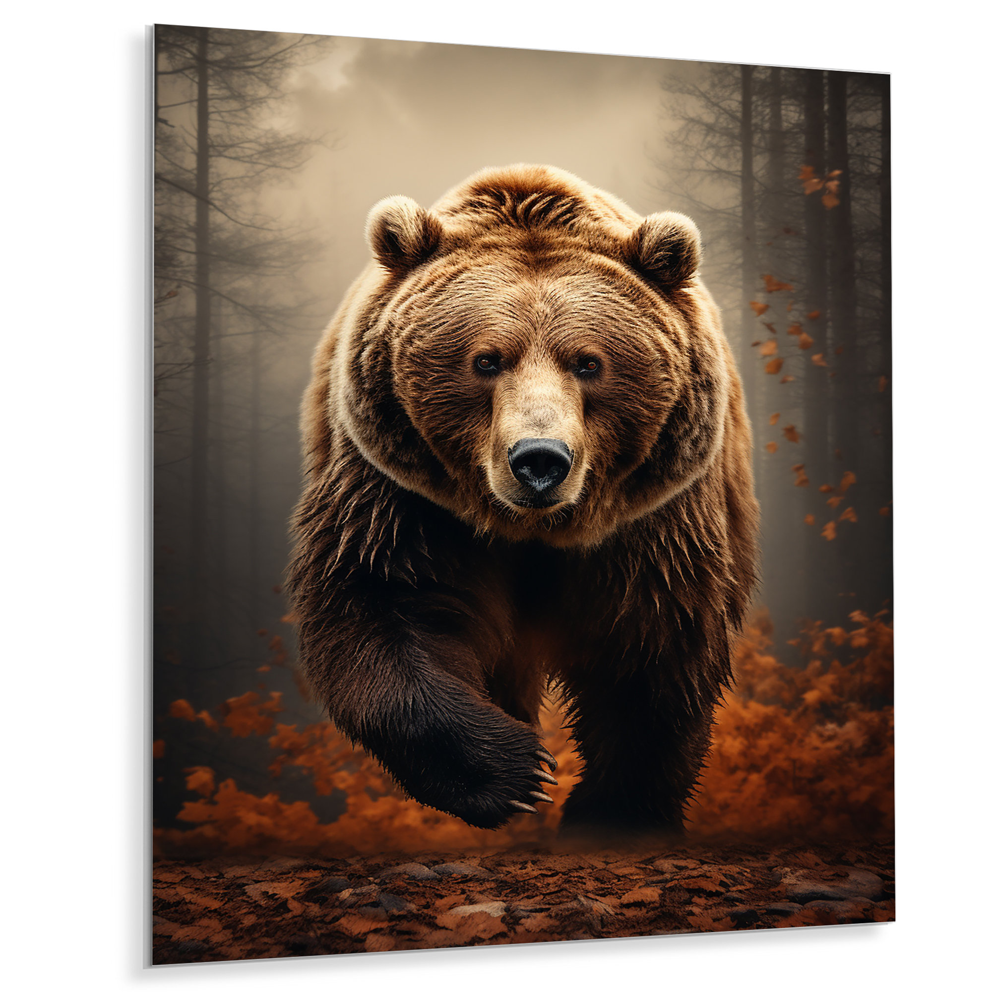 Millwood Pines Bear Wild Majesty Bear I - Animals Bear Metal Wall Art ...