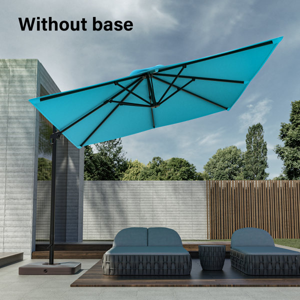 Latitude Run® Sayhaan 138'' x 108'' Rectangular Cantilever Umbrella ...