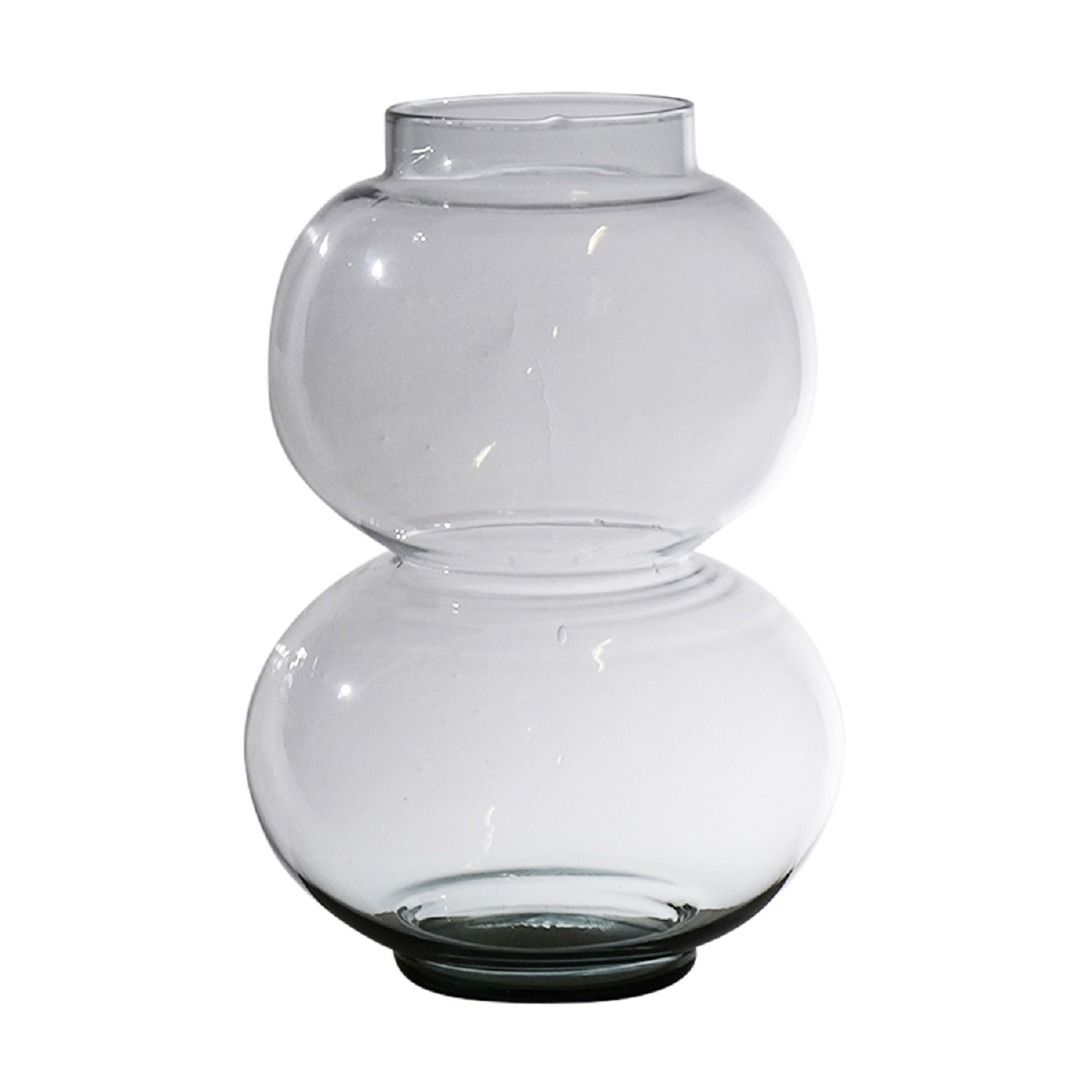 Joss & Main Round Duo Mouthblown Recycled Glass Vase Dia 6.3" - Wayfair ...