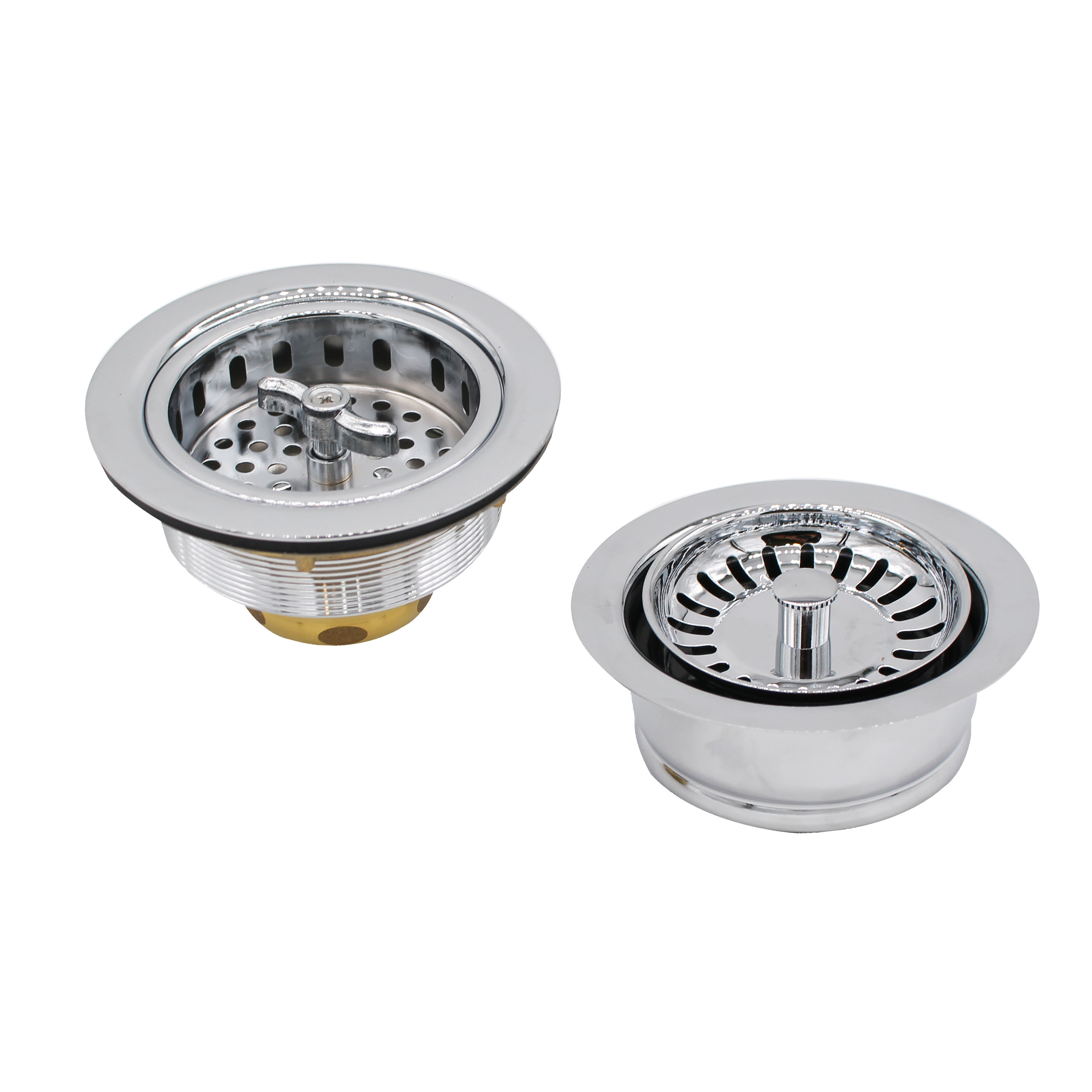 Westbrass COMBO PACK Kitchen Sink Drain Trim and Disposal Flange with ...