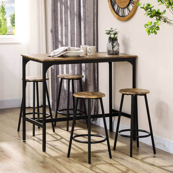 Borough Wharf Adonte 4 - Person Dining Set | Wayfair.co.uk