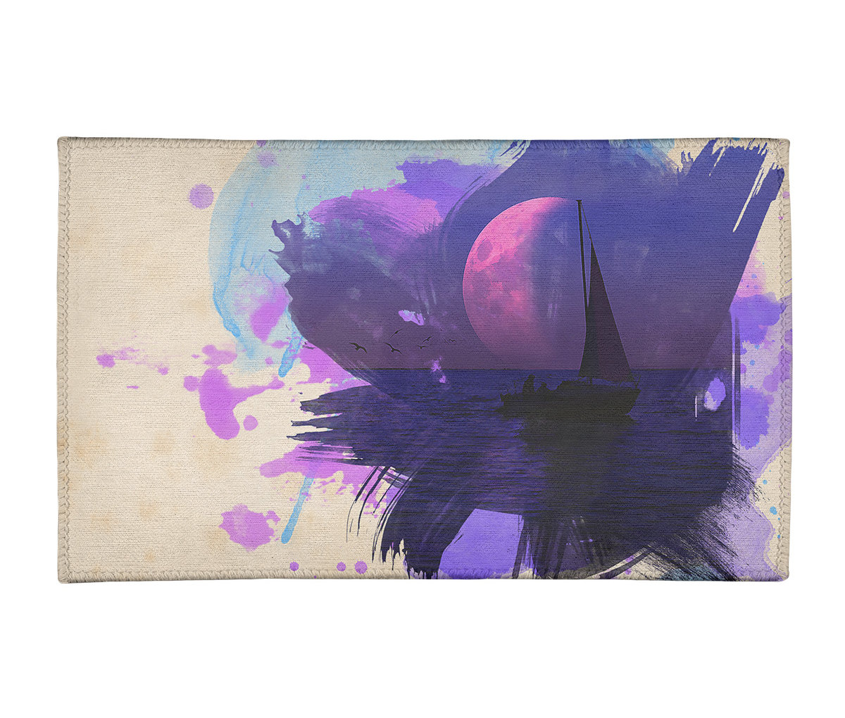 East Urban Home Chenille Solid Color Rug | Wayfair