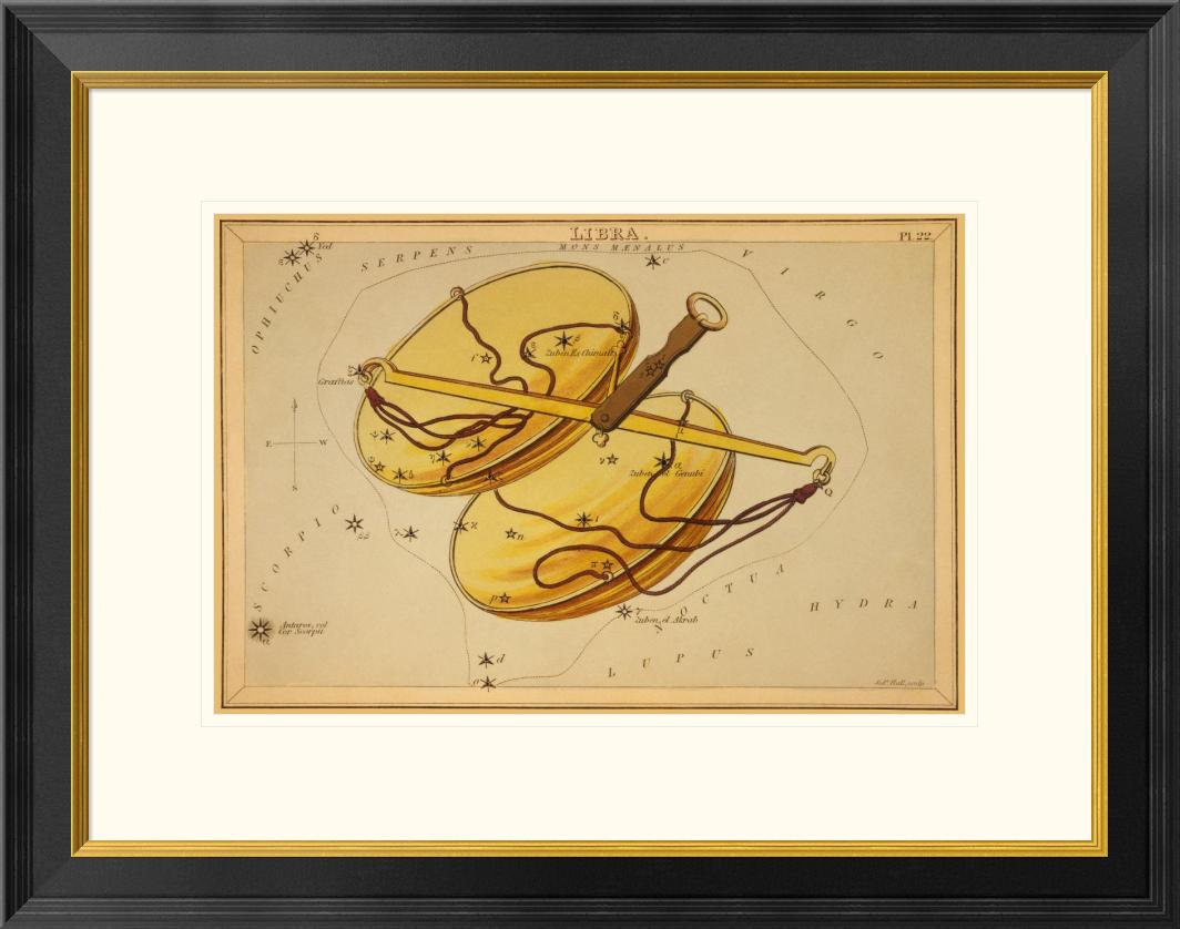 Global Gallery Libra, 1825 by Jehoshaphat Aspin Framed Graphic Art ...
