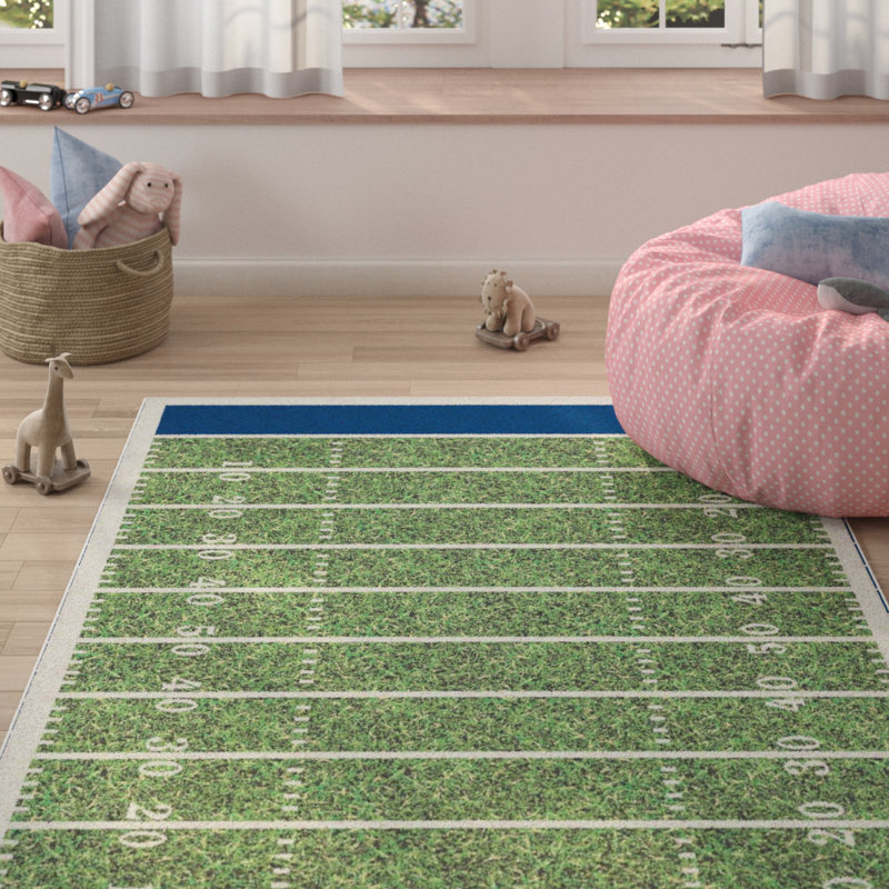 Zoomie Kids Buehler Nylon Striped Rug & Reviews | Wayfair