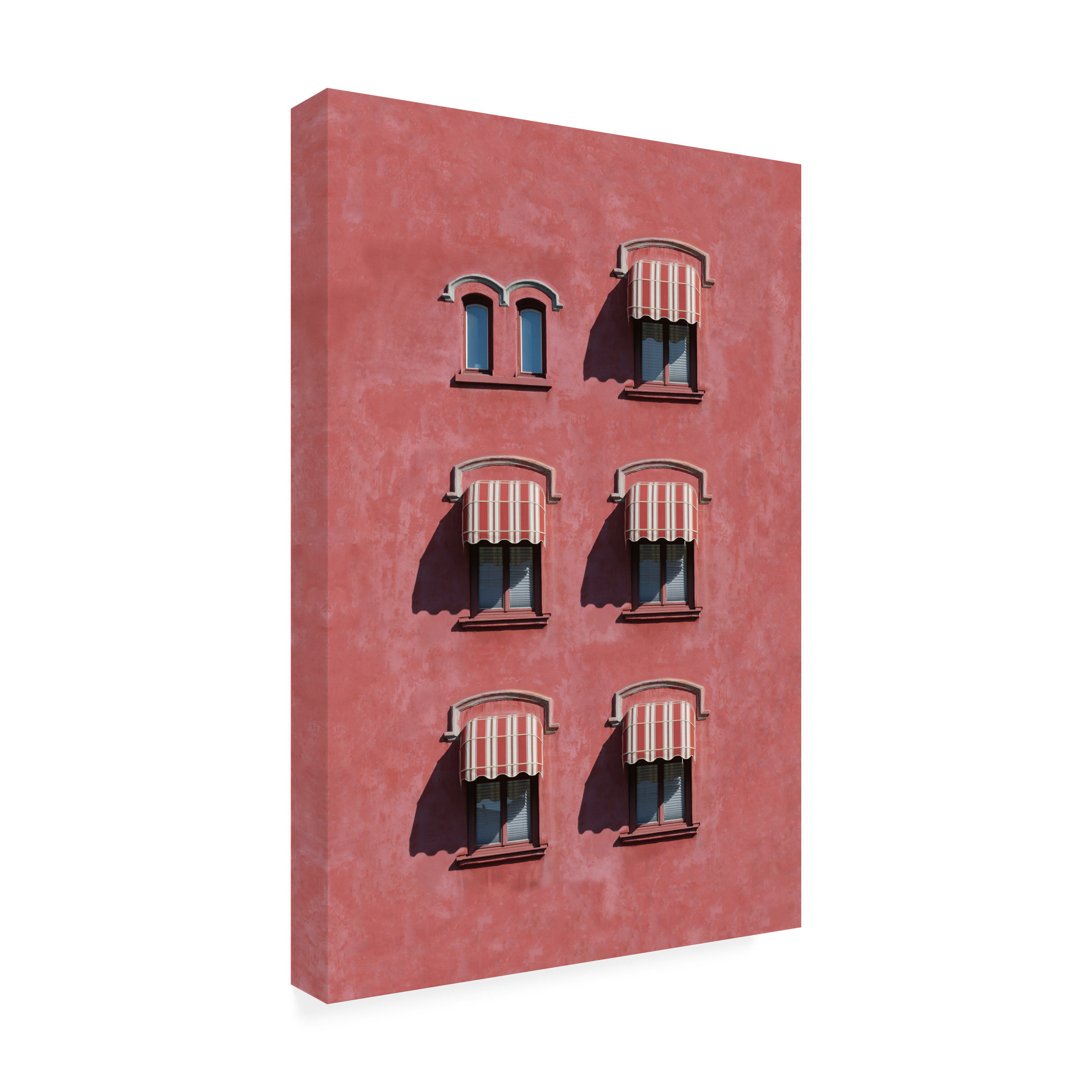 Trademark Fine Art Modern & Contemporary Red Wall On Canvas by Marcus ...