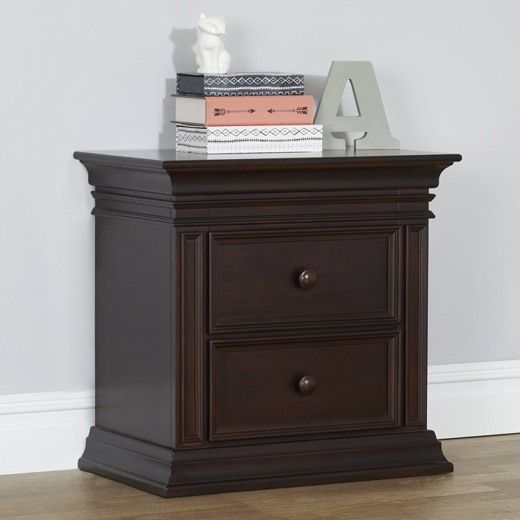 Baby Cache Vienna 2 Drawer Solid Wood Nightstand | Wayfair